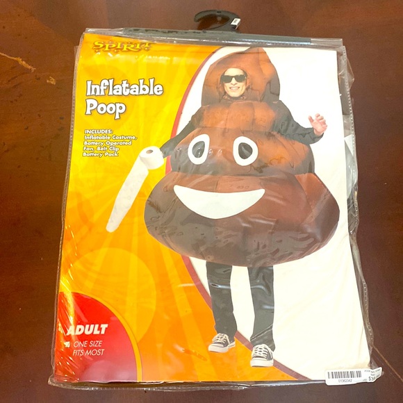 Other | Nwt Poop Emoji Inflatable Poop Halloween Costume | Poshmark